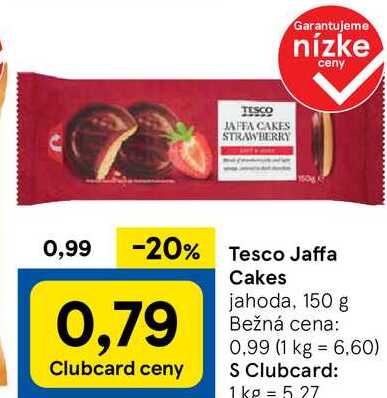 Tesco Jaffa Cakes, 150 g v akcii | Zlacnene.sk